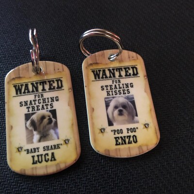 Texas Driver Dog Id Tag Personalized License, Durable Dog Tag, Double ...