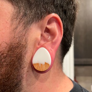 Pair of Wood Plugs 0g Plugs Plugs and Tunnels 00 Gauges | Etsy