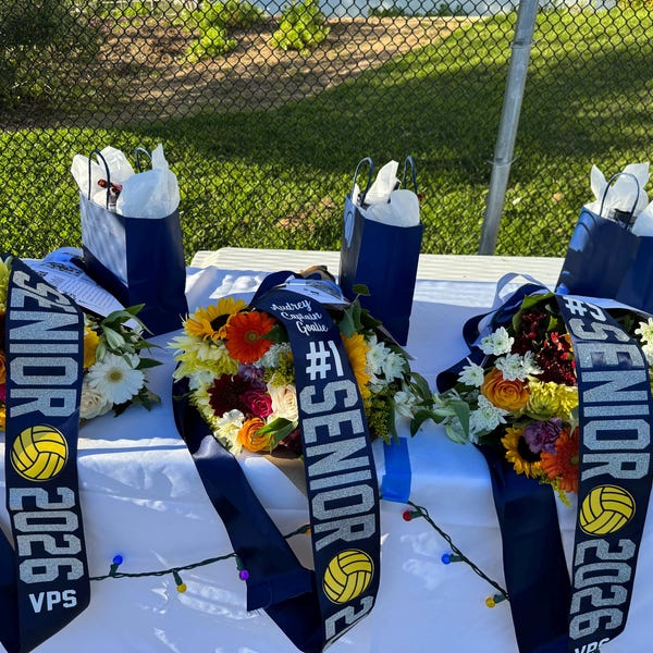 Senior Night 2026 Colored Sashes / Graduation / Sports / Custom / High ...