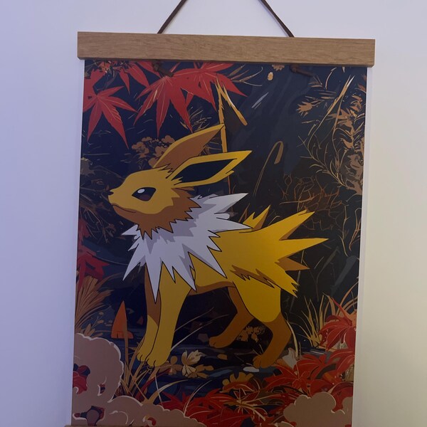 Gengar Poster: Japanese Style Pokemon Inspired Anime Artwork Printable ...