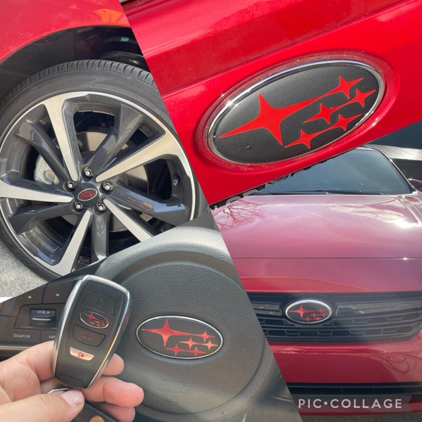 Set of 2 Key Fob Emblem Overlay Decals - Precision Cut - Any Colors ...