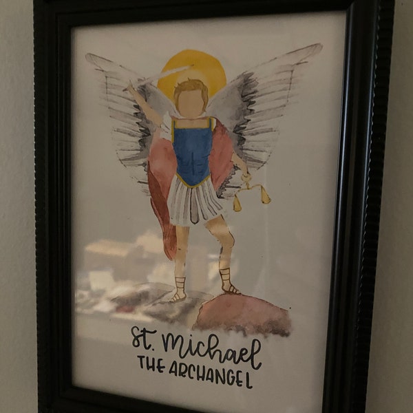 Saint Michael | Saint Michael the Archangel | Saint Print | Saint Card ...
