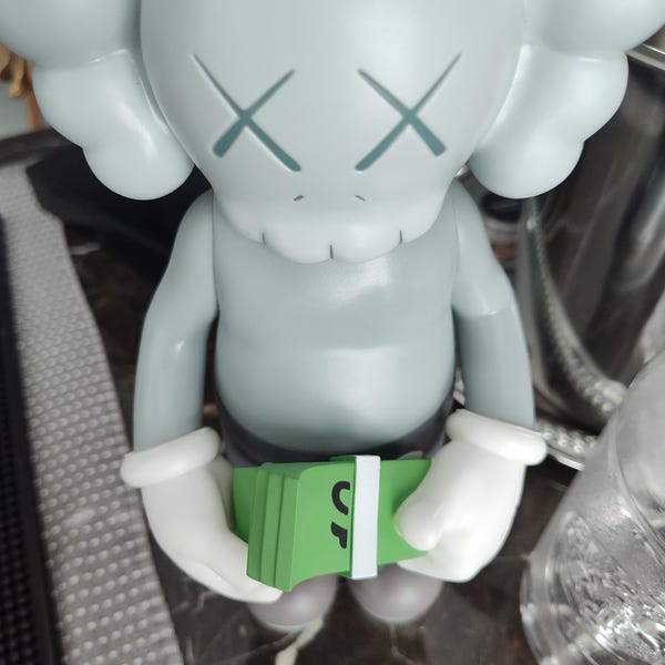 Inspired by KAWS Money Counting Statue - Modern Art Decor - Hypebeast ...