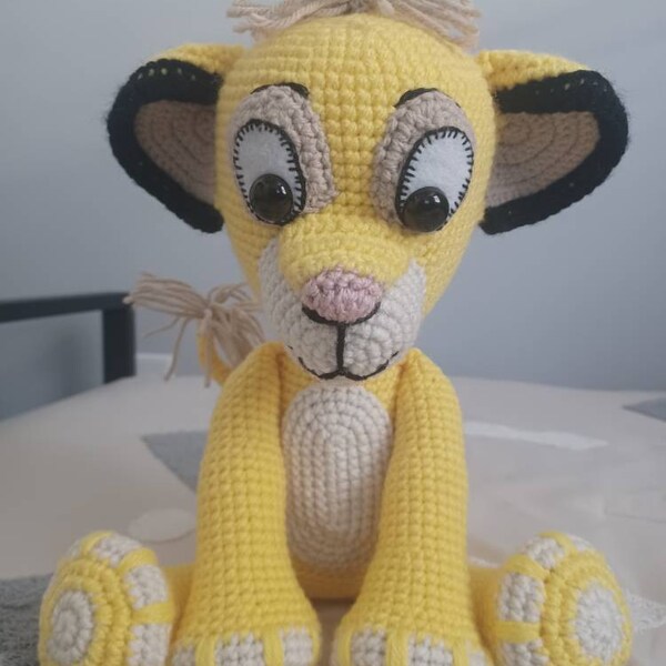 Simba- the Lion Crochet Pattern - Etsy