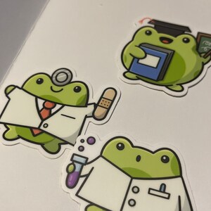 Frogs on the Job - Etsy