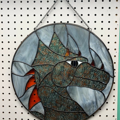 Boston Terrier Stained Glass Pattern Digital Pattern - Etsy