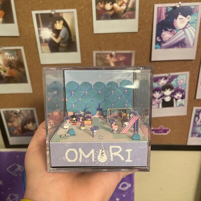 Omori Headspace Playground 3D Cube Diorama - Etsy