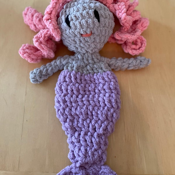 The Makimi Mermaid Crochet Pattern, Ocean, Snuggler Toy, Snuggle Toy - Etsy