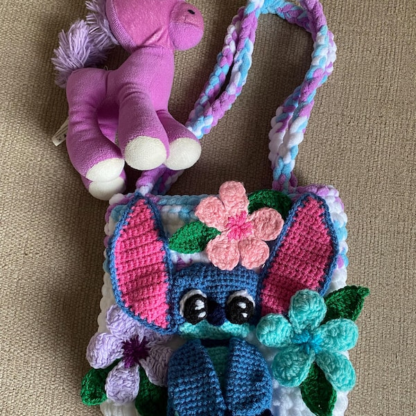Stitch Bag Crochet Pattern - Stitch Amigurumi in English (US Terms) - Etsy
