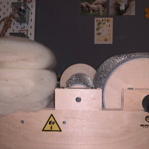 Fiber Blending Board, Wool Blending, Making Rolags, DIY Kit 108TPI ...