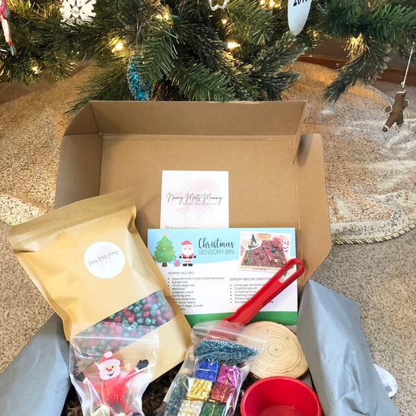 Hot Cocoa Sensory Bin Kit, Hot Chocolate Kit, Christmas Gift, Preschool ...