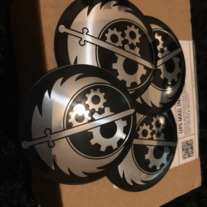 Metal Stickers Custom Car / Wheels Center Cap Logo Badge Wheel | Etsy