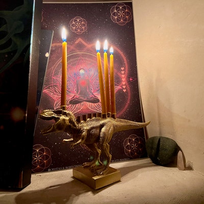 Dinosaur Menorah - Etsy