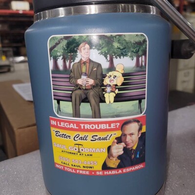 Better Call Saul Business Card Stickers, in Legal Trouble - Etsy