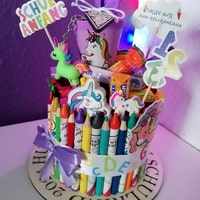 Schuleinführung, Einschulung, Geschenke zur Schuleinführung, Schultorte, Stiftetorte, Schulkind ...