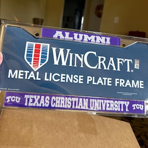 Howard University Alumni Chrome License Plate Frame Officially Licensed ...