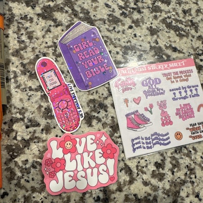 Jesus Sticker Spend Time With Jesus Christian Reminder Sticker ...