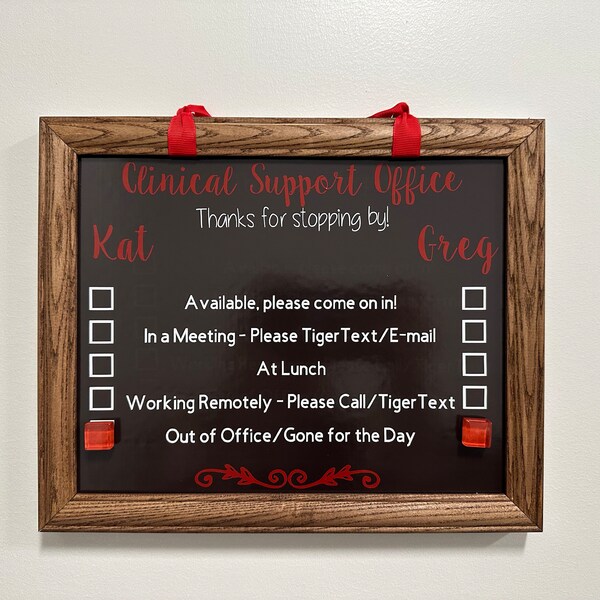 Shared Office Door Sign,office Sign for Two People,co-workers Door Sign ...