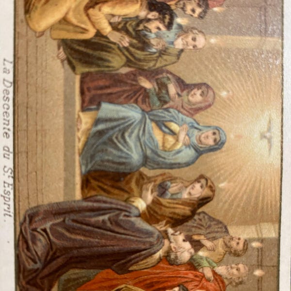 Vintage Gold Color Miraculous Medal From France, Virgin Mary Protection ...