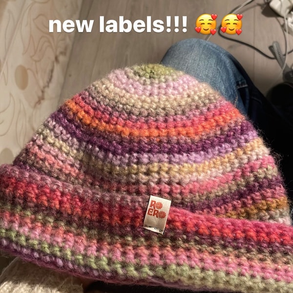 Fold Over Labels - Custom Clothing Labels for Handmade Items on Organic ...