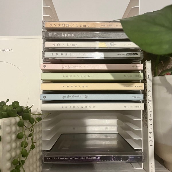 CD Cases Tray (holds 18 in a 1x18 Layout) Storage/holder/stand/rack/box ...