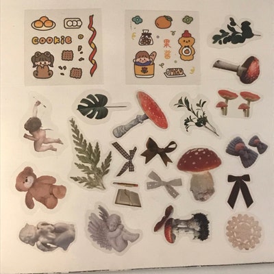 Cute Kawaii Stickers Cute Sticker Sheets Yellow Stickers - Etsy