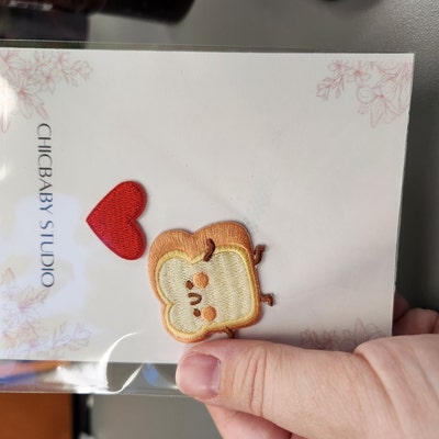 Bread Patch, Cute Patches, Self Adhesive Patch,iron on Patch, Diy ...