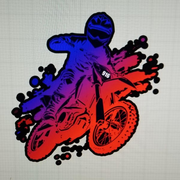 Motocross Racing Number Plate, Mx Plate, Custom Mx Number Plate, Svg ...