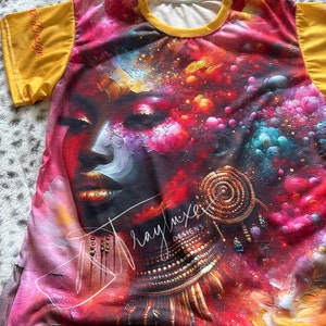 Digital Art mother Earth Serious Afrofurturism Blackart Afroart Art - Etsy