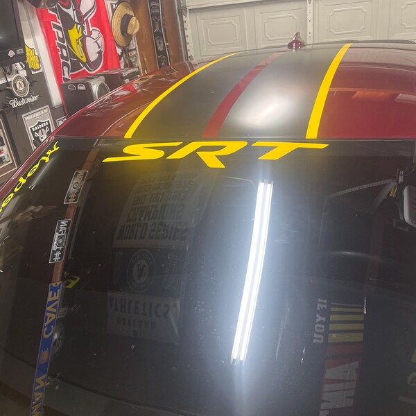 RAM TRX Bedside Decals TRX Eating Raptor Easter Egg Logo set of 2 - Etsy