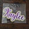 Custom WORD Glitter Cutout for Homecoming Mum | HOCO | Custom Mum ...