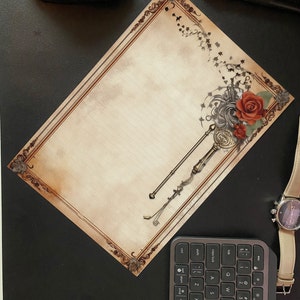 Medieval Mirage Antique Papers, Renaissance Style Art Nouveau ...