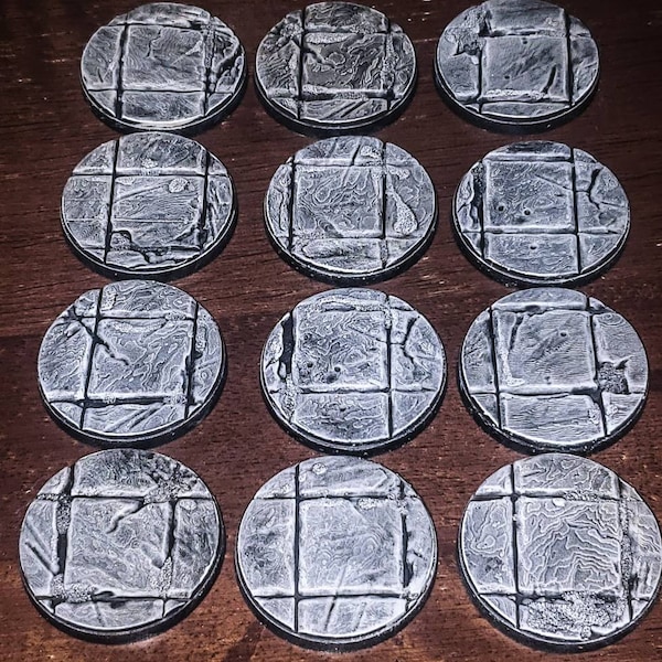 Dungeon Bases - Highly Detailed Scenic Bases - 28mm | 32mm Miniatures ...