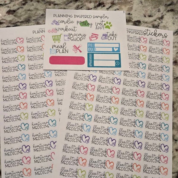 Printable School Stickers, Printable Planner Stickers, School Planner ...