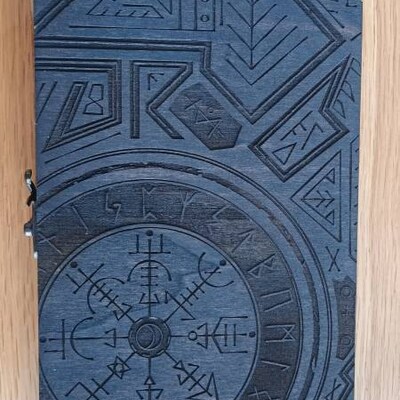 Norse Viking Style Wooden Watch Personalised Viking Watch Viking Gift ...