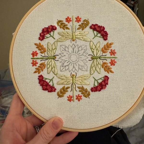 Four Seasons Embroidery Pattern Bundle, Seasonal Samplers, Botanical ...