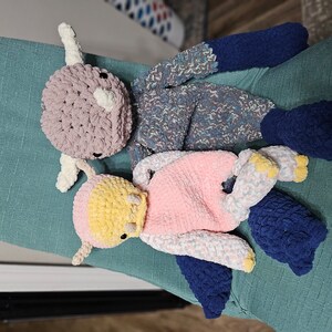 Big Little Maven Monster Knotted Lovey Crochet Monster PATTERN - Etsy