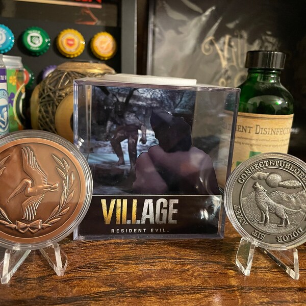 Resident Evil Lei Coin | Metal - Etsy