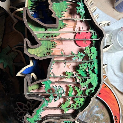 San Francisco SVG, California, Laser Cut Files 7 Layer Art Piece for ...