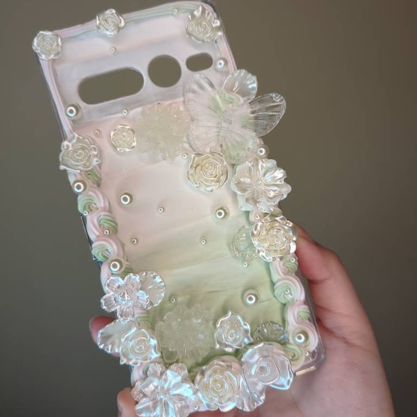 Decoden Phone Case, Retro Butterfly/rose/pearl/seashell Phone Case ...