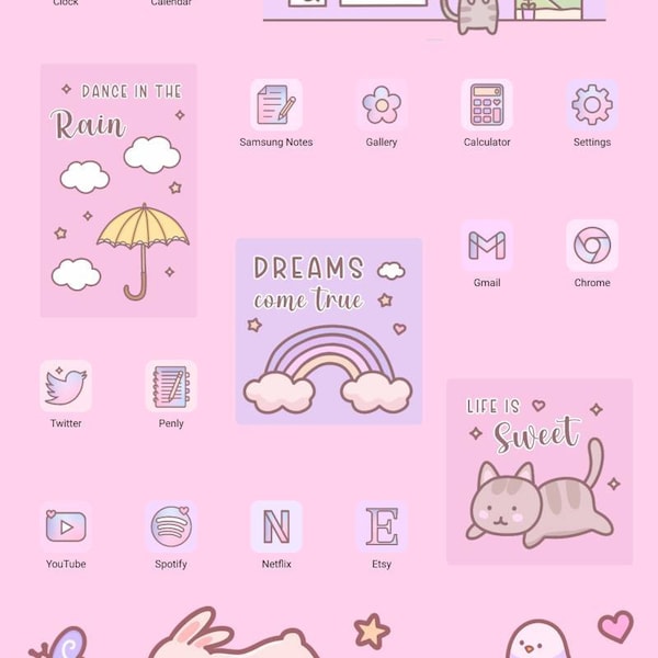 Cute iPad Theme, iPhone Theme, Android Theme, iPhone Wallpaper Widgets ...