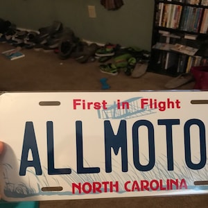 Personalized North Carolina Novelty License Plates Sizes for Toy Cars ...