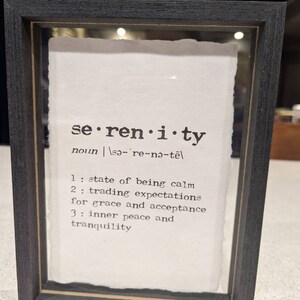 Custom Word Definition Print in Typewriter Font on 5x7, 8x10, 11x14 Handmade Paper, Unique ...