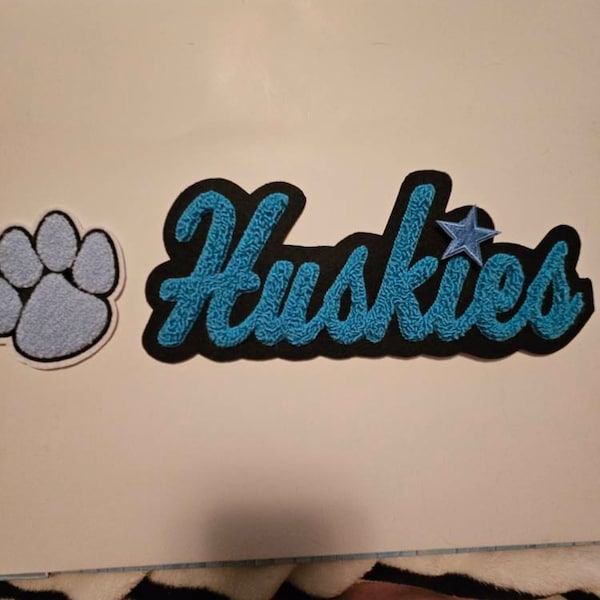 Custom Chenille Script Name Letterman Jacket Patch MADE IN USA - Etsy