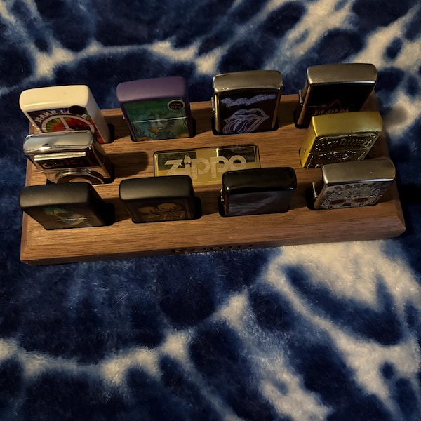 Display Case for 12 Zippo Lighters,detachable Lighters Box,vertical ...