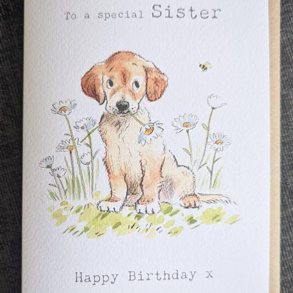 Cat Birthday Card - Quality Greeting Card - Charming Illustration ...