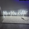 Custom Last Name Neon Sign Wedding for Reception, Led Lights Neon Sign ...