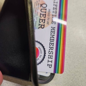 GAY Lifetime Membership Card Gay Pride Card LGBT Identity Card Perfect ...