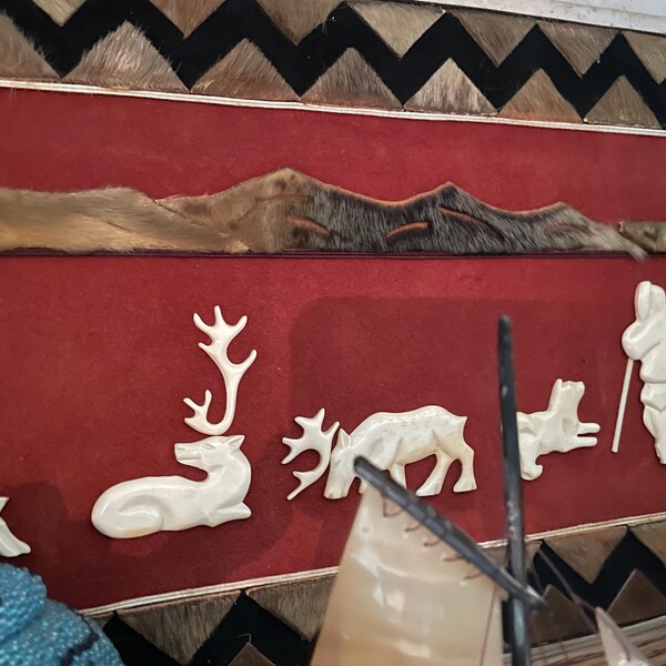 Tlingit Shaman Jewelry, First Nations Handmade Carved Choker, Necklace ...