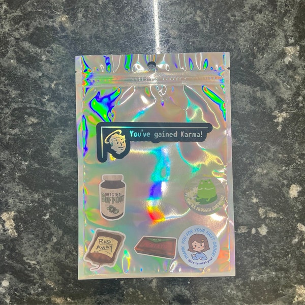 Fallout Karma Lost or Gained Handmade Holographic Vinyl Sticker - Etsy